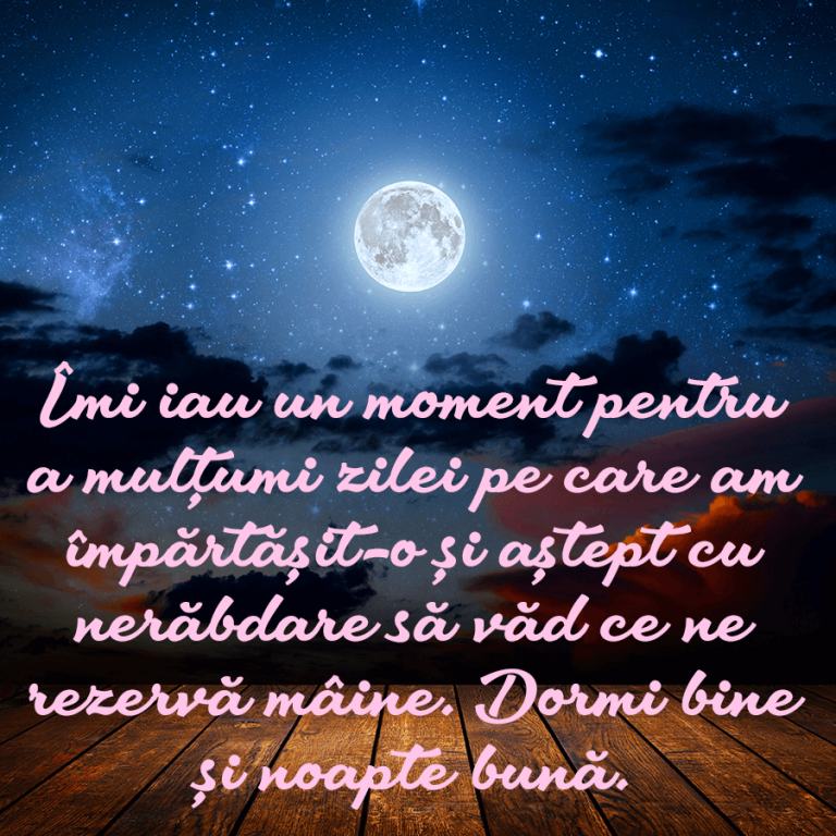 TOP Imagini cu Mesaje de Noapte Bună pentru El și Ea - Atât De Fain